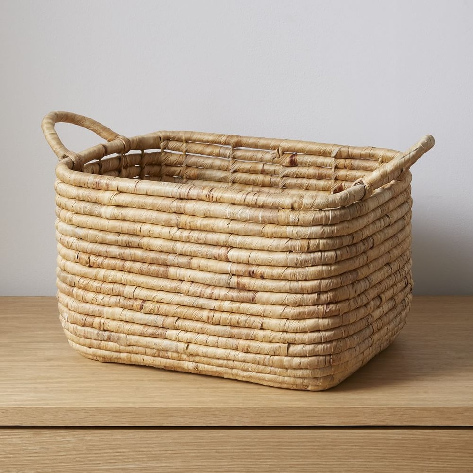 Woven Seagrass Baskets West Elm Uk